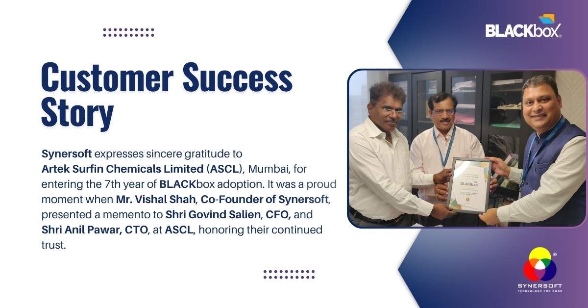 Case Study Artek Surfin Chemicals Limited – SYNERSOFT
