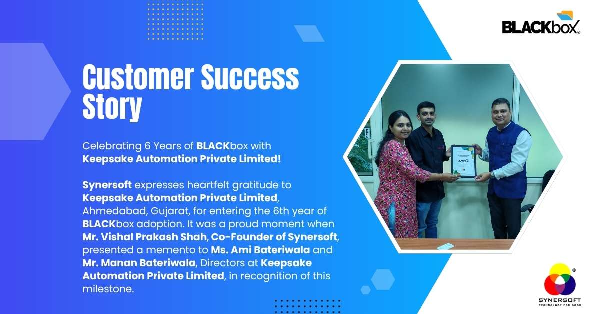 Case Study Keepsake Automation Private Limited – SYNERSOFT